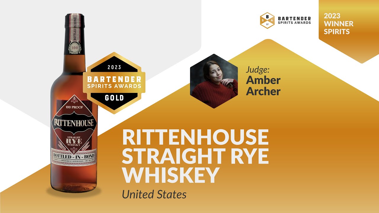 Rittenhouse Straight Rye Whiskey - Amber Archer | Bartender Spirits ...