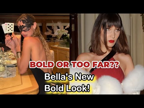Bella Hadid Breaks the Internet in Butt-Baring Naked Dress | Boldest Look Yet #bellahadid