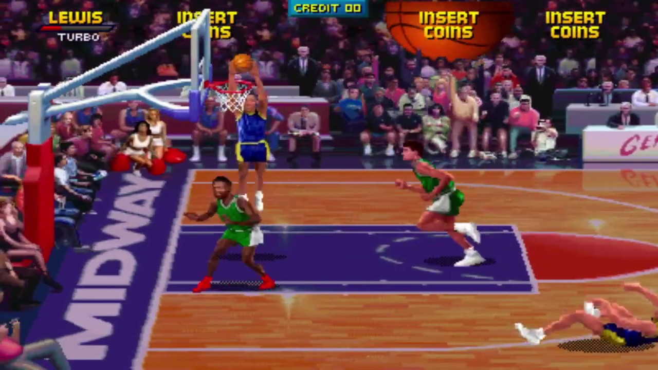 NBA Jam (Arcade) Game #21 of 27 - Celtics (Me) vs. Pacers (CPU) - YouTube