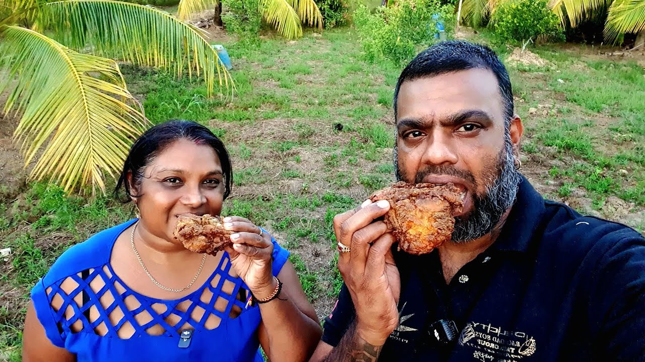 Fried Chicken On The Fireside - YouTube