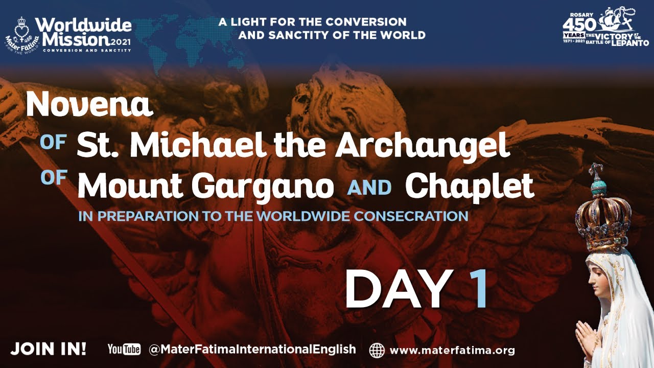 Day 1 - Novena of St. Michael the Archangel of Mount Gargano and ...