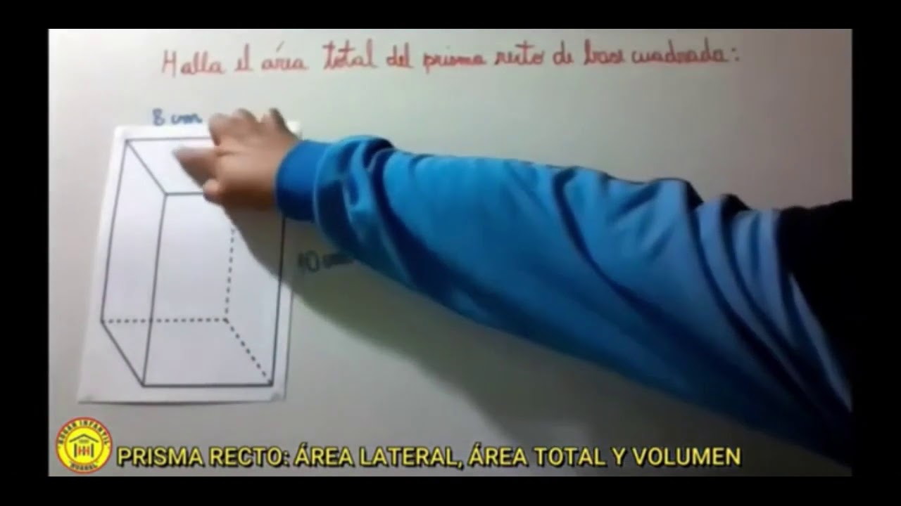 PRISMA RECTO (ÁREA LATERAL, ÁREA TOTAL Y VOLUMEN) - YouTube