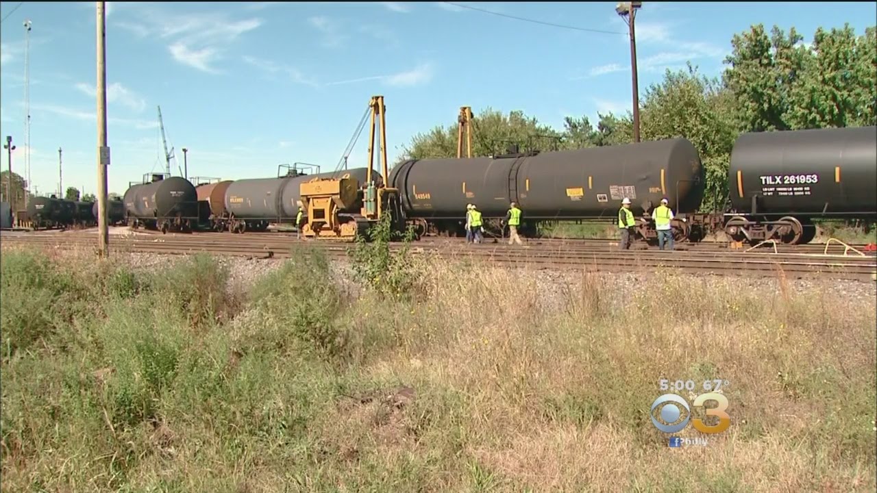 How Recent Paulsboro Train Derailment Compares To 2012 Incident - YouTube