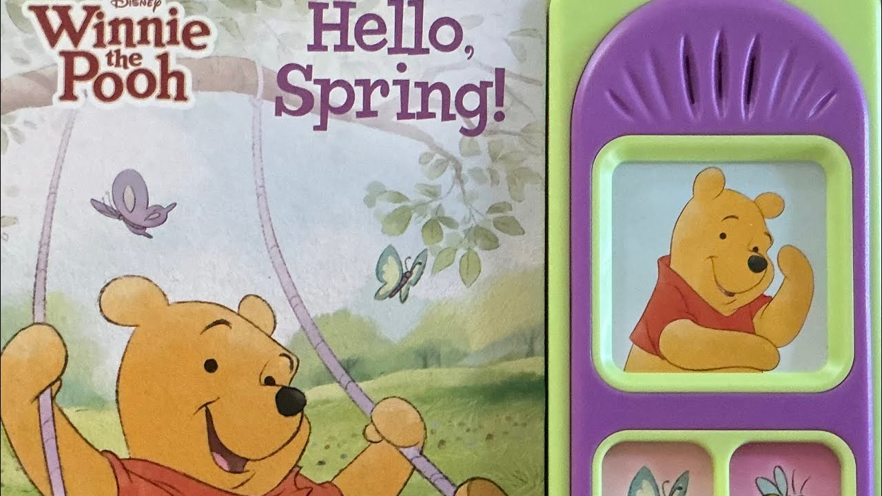 Board Book - Winnie The Pooh Hello Spring - YouTube