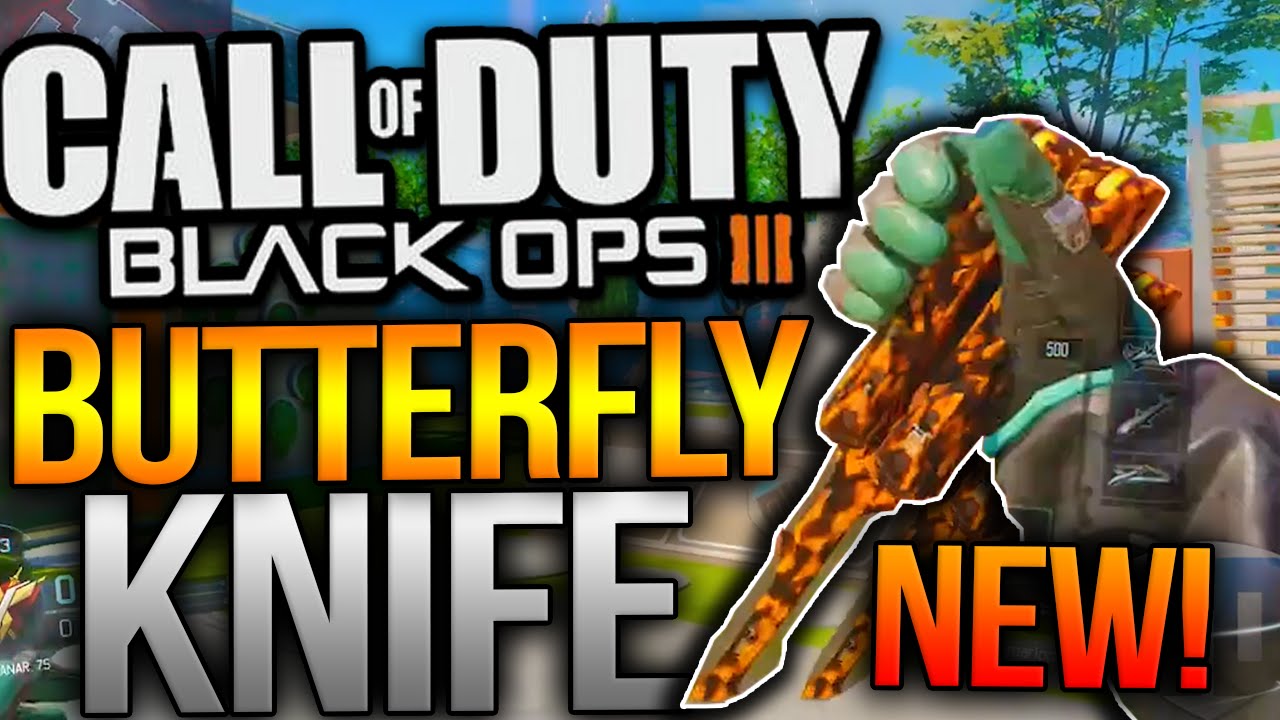 NEW "BUTTERFLY KNIFE" WEAPON GAMEPLAY! - NEW WEAPONS IN BLACK OPS 3 ...