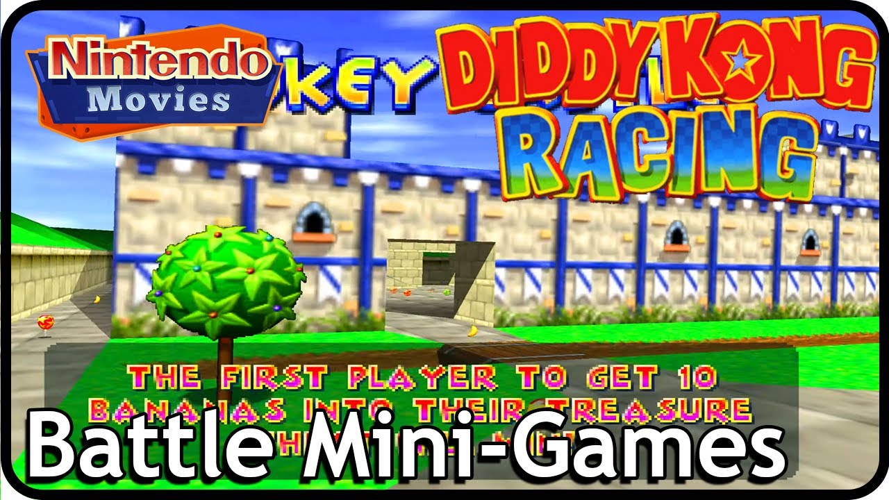 Diddy Kong Racing - All Battle Mini-Games Compilation (4 Players) - YouTube