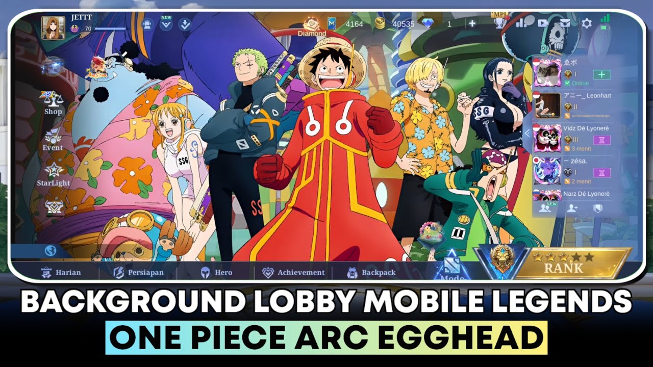 Terbaru! | Background Lobby Mobile Legends One Piece | Backgroud Patch ...