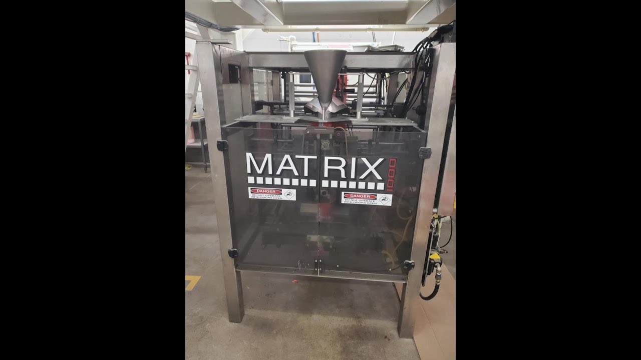 Matrix Vertical Form, Fill and Seal Machine - Stock# 72628001 - YouTube