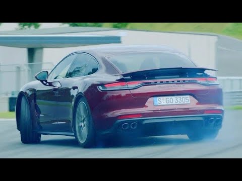 Porsche Panamera Turbo S 630PS on Track Cherry Red - YouTube