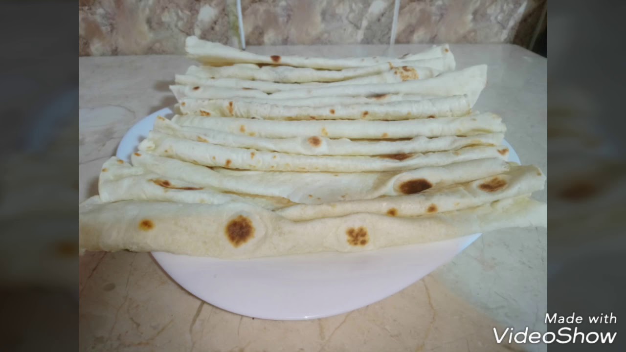 Pain tacos tortilla خبز طاكوس تورتيلا - YouTube