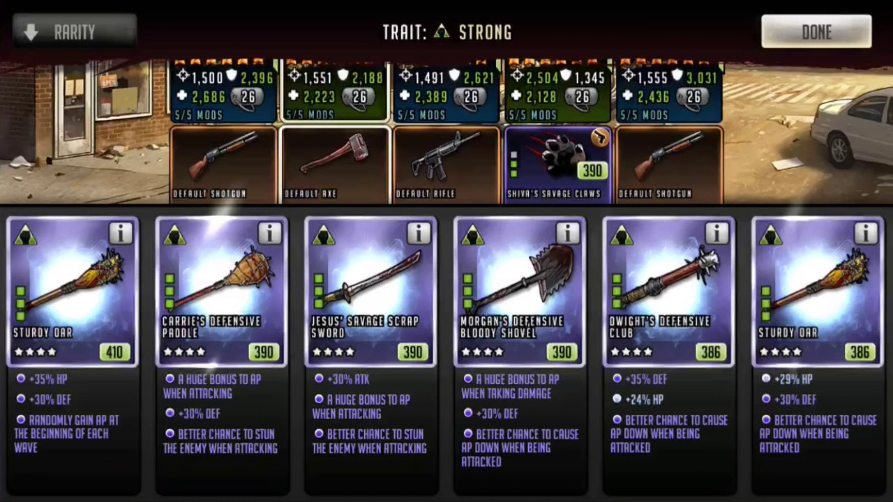 Free to play defence team - The Walking Dead: Road To Survival TWD ...