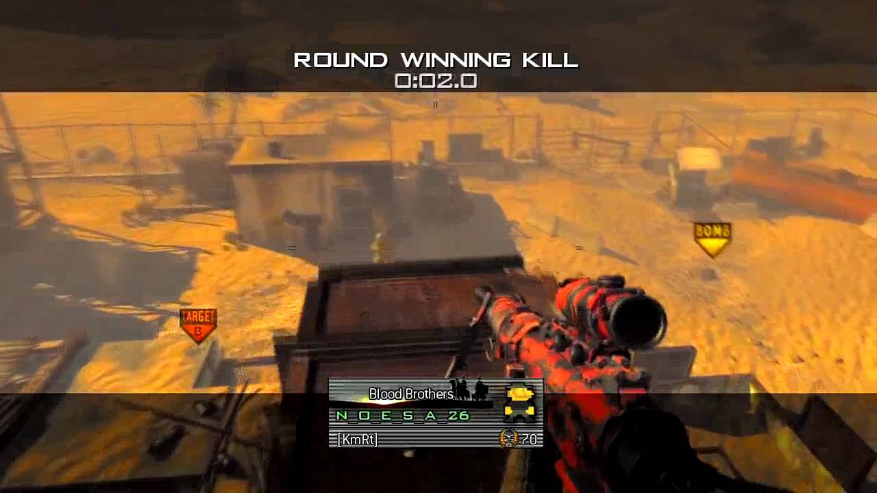 Game winning killcam quality test HD PVR - YouTube