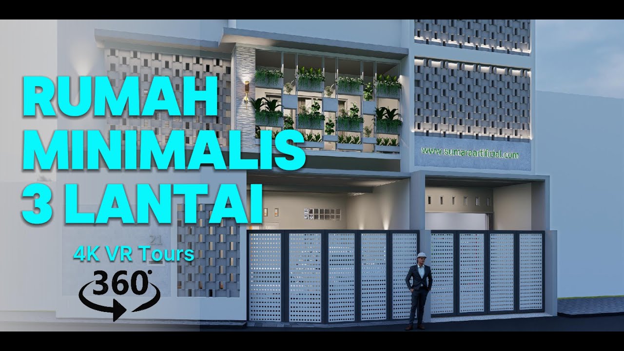 360 derajat VR Tours II Rumah Minimalis 3 Lantai II 4K Resolution II ...