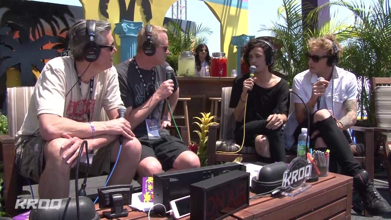 The 1975 Interview - KROQ Weenie Roast 2014 - YouTube