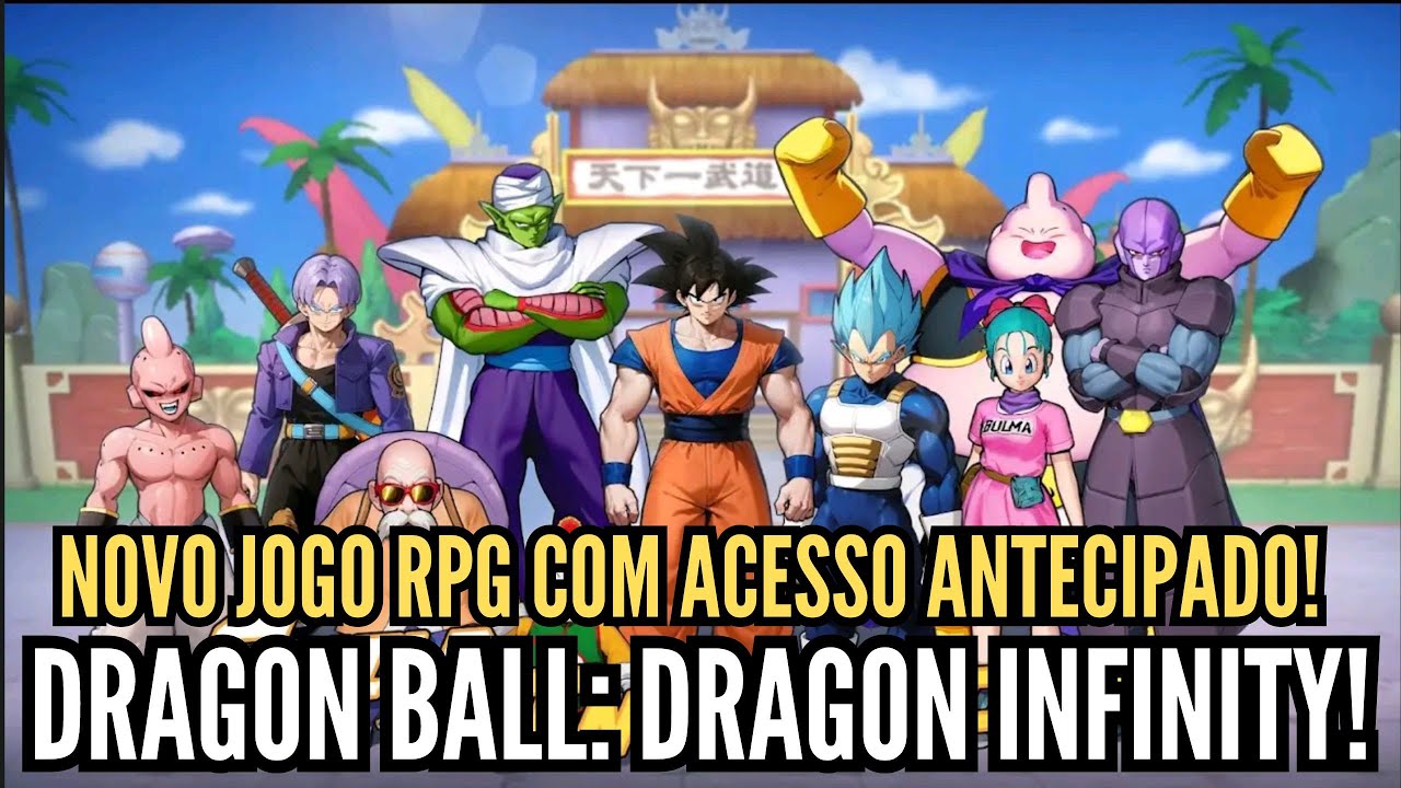 ⭐NOVO JOGO DRAGON BALL: DRAGON INFINITY RPG DE TURNO COM GRÁFICOS ...