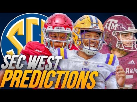 2023 SEC West Predictions - YouTube
