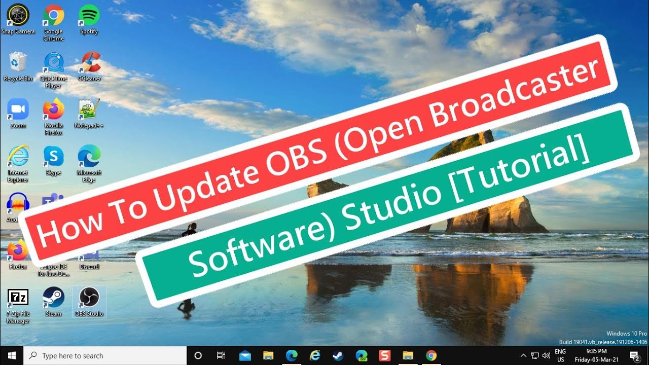 How To Update OBS (Open Broadcaster Software) Studio [Tutorial] - YouTube