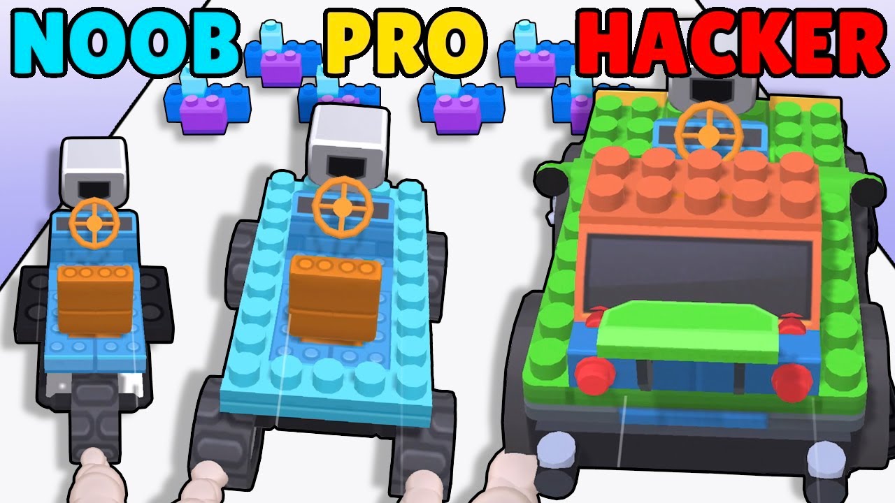NOOB vs PRO vs HACKER in Clash Box Car - YouTube