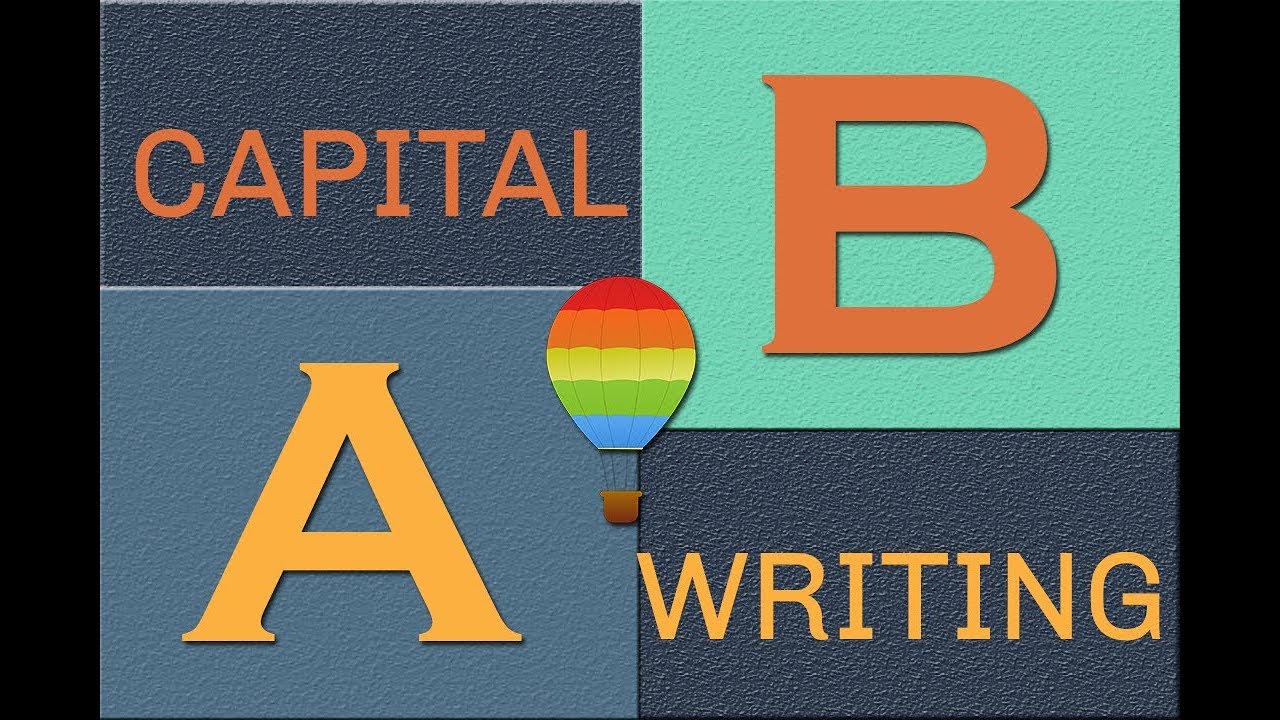Capital Letters a-z | Steps to write Capital Letters for Kids | Writing ...