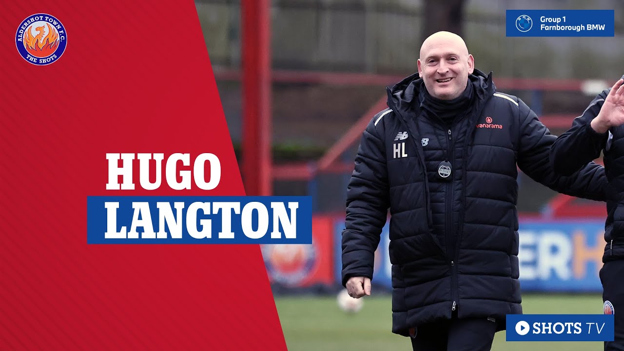HUGO LANGTON PRE-MATCH: Hartlepool United (H) - YouTube