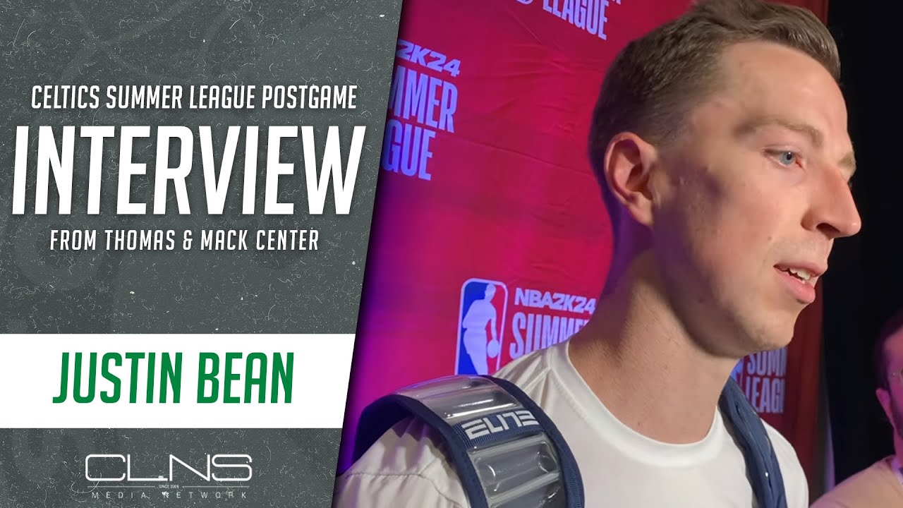Justin Bean Celtics Summer League Interview - YouTube