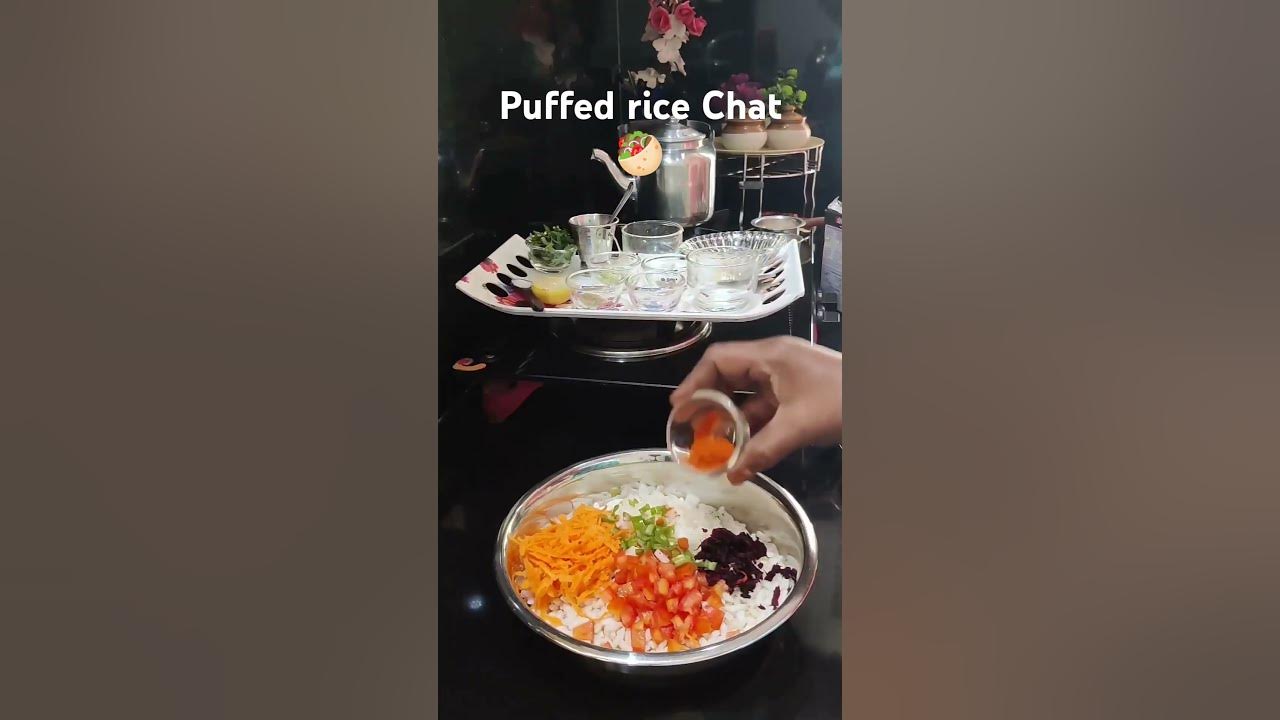 Puffed rice Chat🥙#food #chat #easyfood #healthyfood #spicy#marmaralu# ...