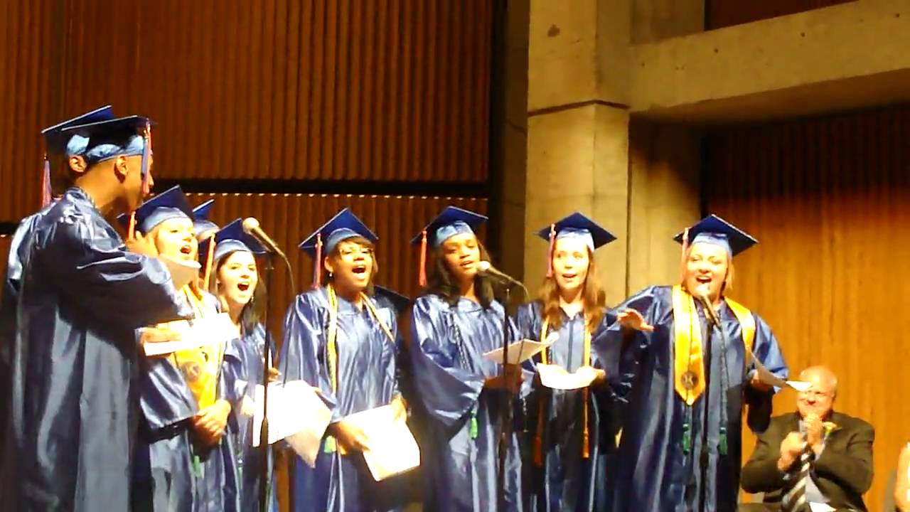 Lean on Me Nottingham High School Graduation 2010 - YouTube