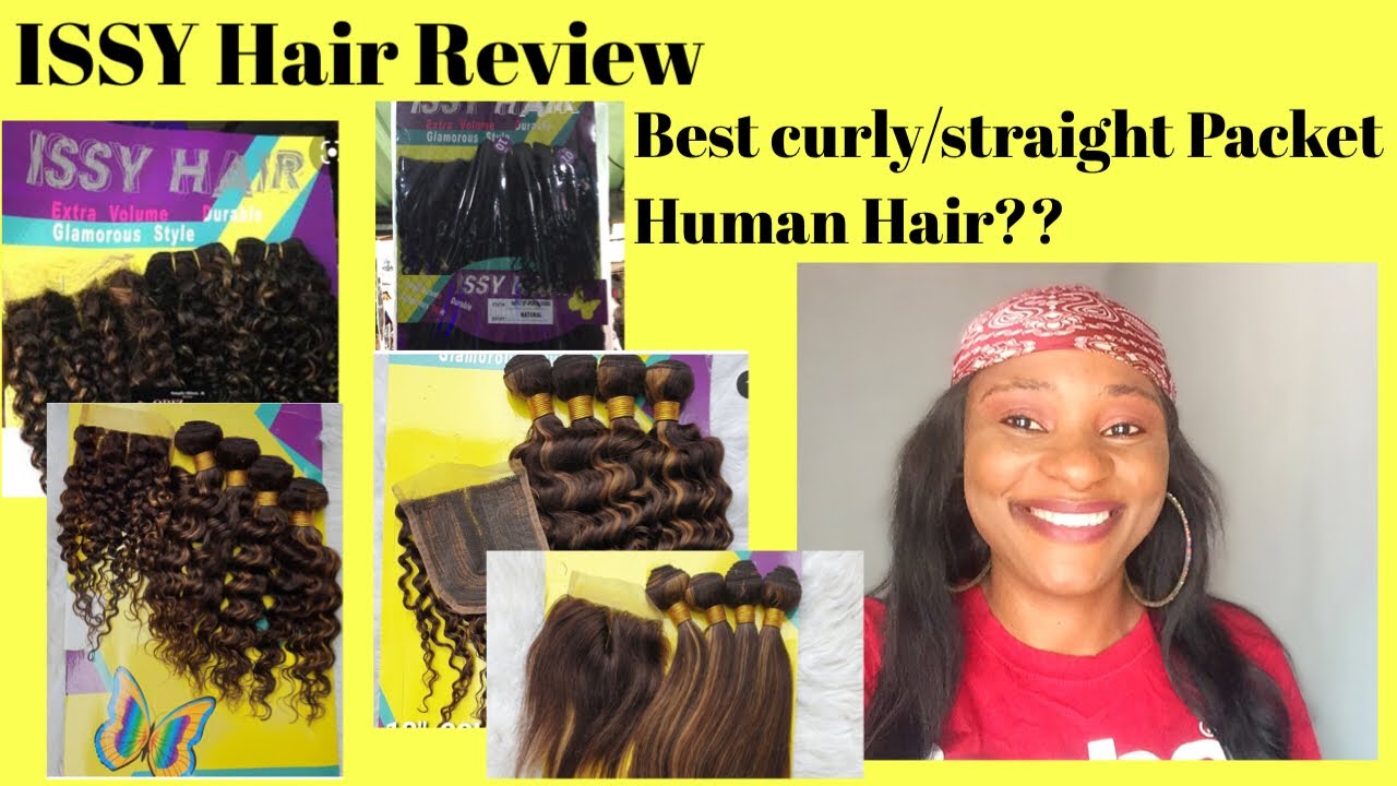 Packet Human Hair Review|ISSY Hair|It is best curly/straight Packet ...