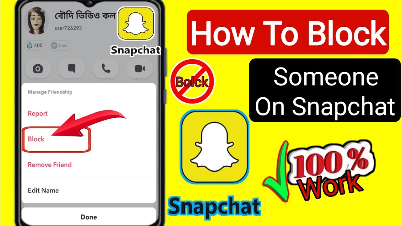 How To Block Someone On Snapchat(Easy Method 2025).Block Friendship In ...