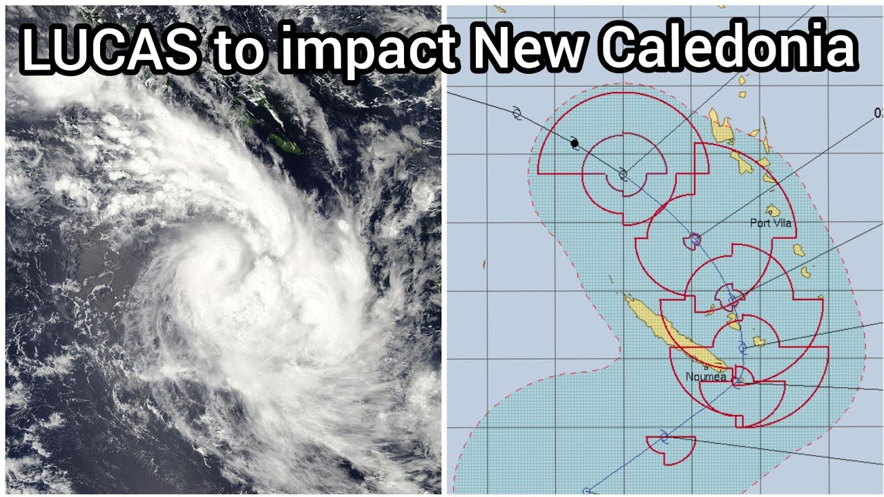 Tropical cyclone LUCAS to impact New Caledonia - YouTube