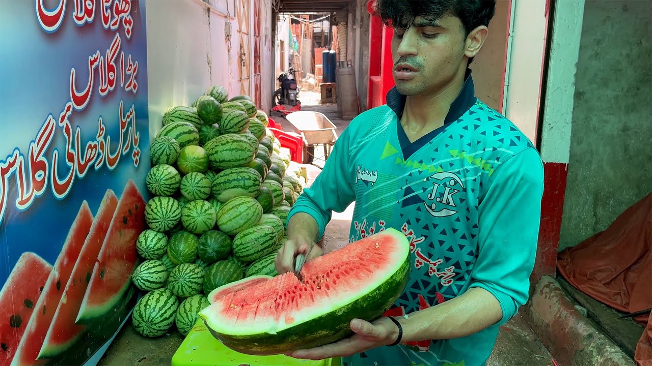 Amazing Watermelon Cutting Skills | Watermelon Fruit Ninja! - YouTube