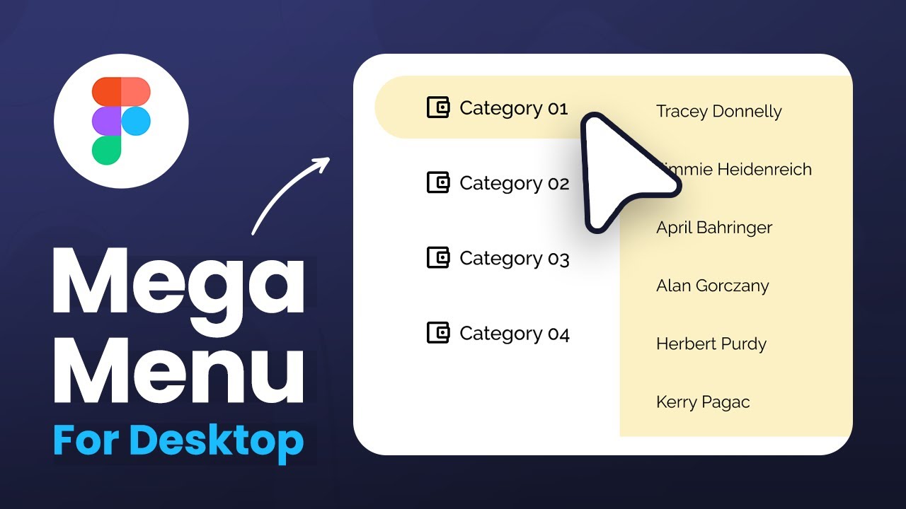 How to Design a Desktop Mega Menu in Figma (Step-by-Step Tutorial) - YouTube
