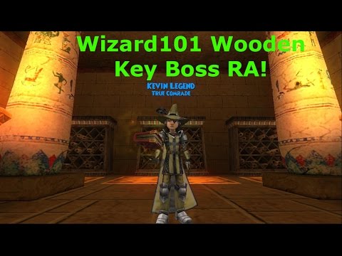 Wizard101: New Wooden Skeleton Key Boss RA Battle! - YouTube