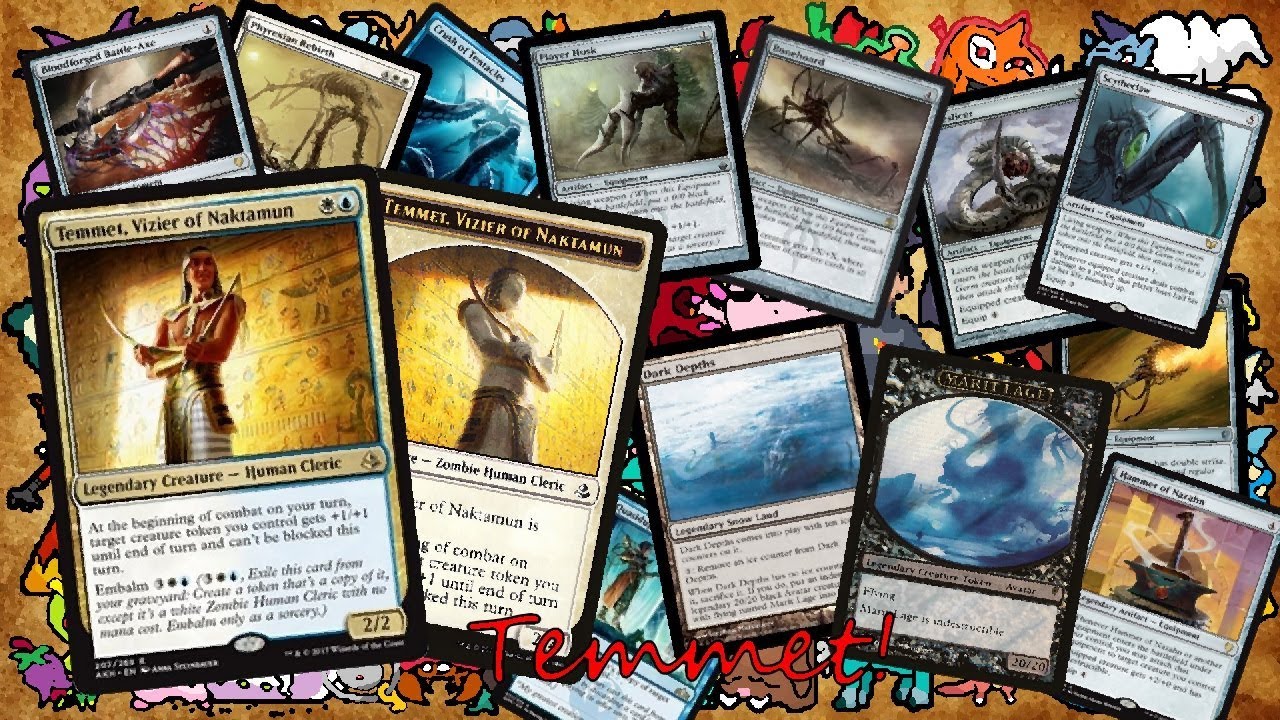Temmet, Vizier of Naktamun Deck Profile (commander) - YouTube