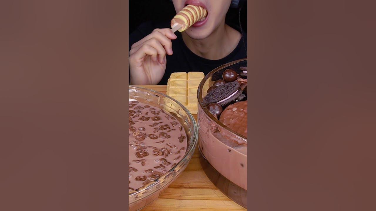 Asmr Maltesers Chocolate Milk Kitkat Magnum Ice Cream Oreo Nutella