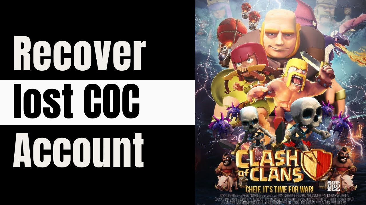 How To Recover Lost Account in COC 2024 | Get Back Lost Account of ...