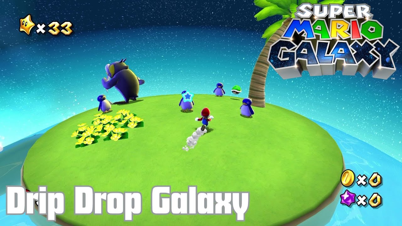 Drip Drop Galaxy - Super Mario Galaxy Nintendo Switch Gameplay - YouTube