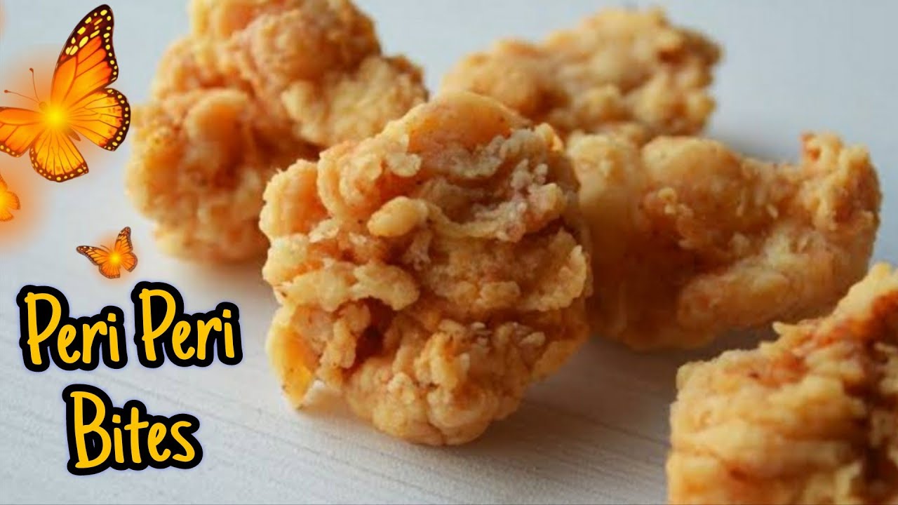 Peri Peri Chicken Bites | Peri Peri Masala | Chicken Popcorn Recipe ...