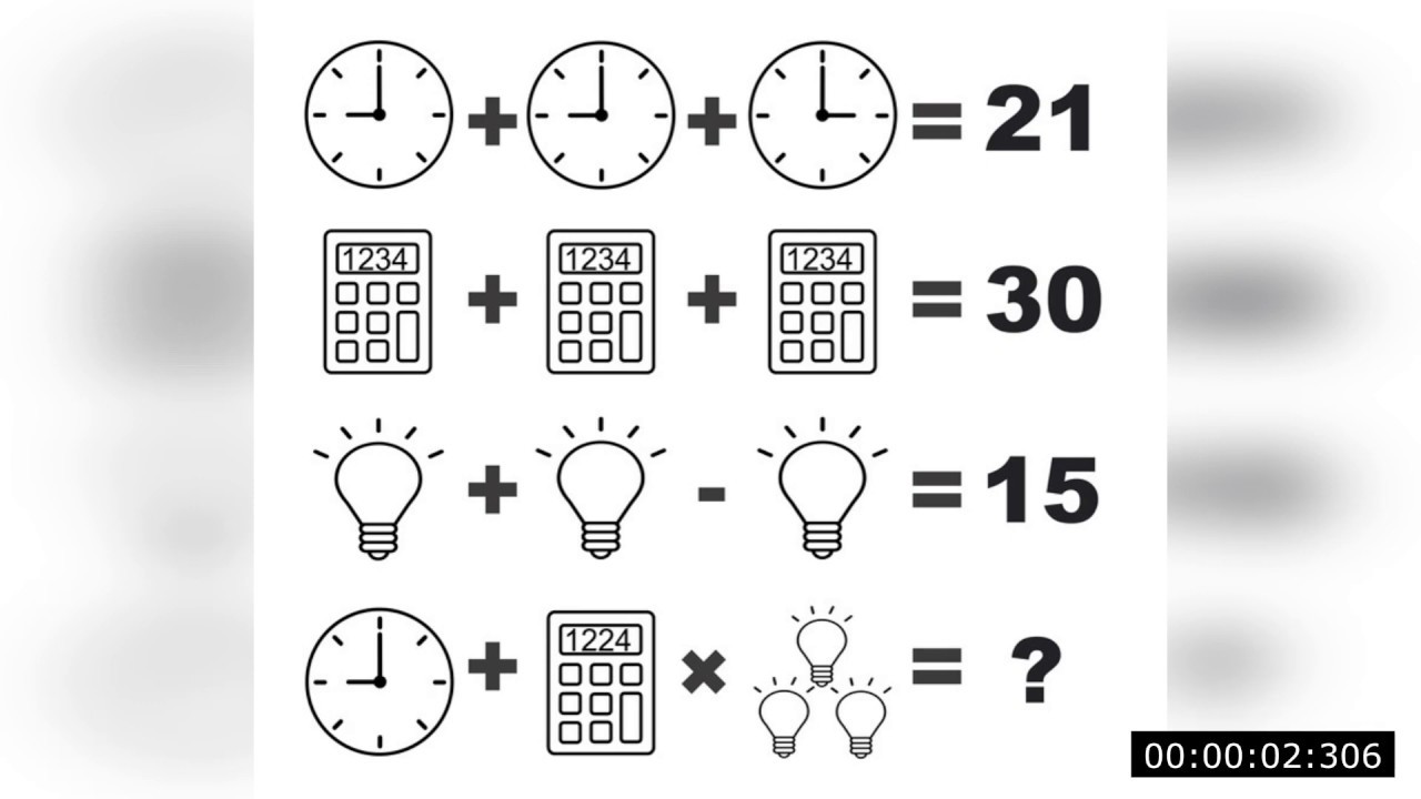 Puzzle solving! Clock Calculator and Lightbulb riddle! - YouTube