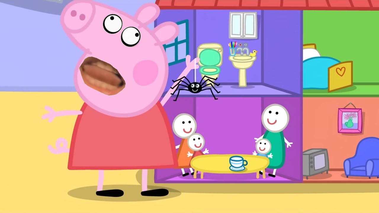 Peppa Pig Mr Skinny Legs Episode Part 2 Funny Facial Expressions - YouTube