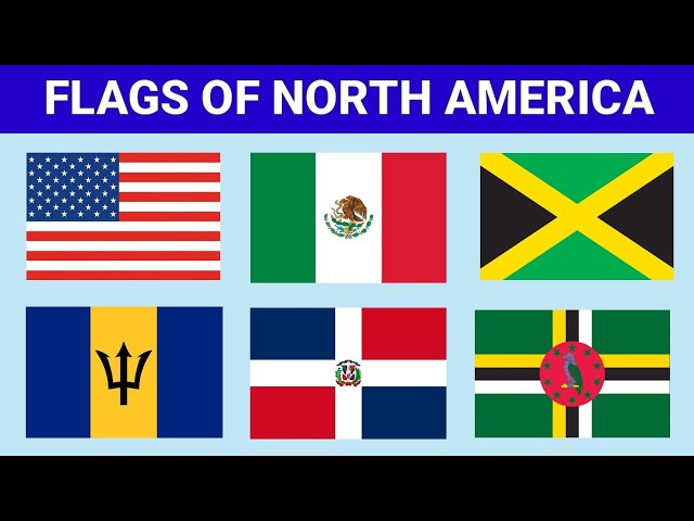 North American Flags North American Flags Printables For Kids – Part