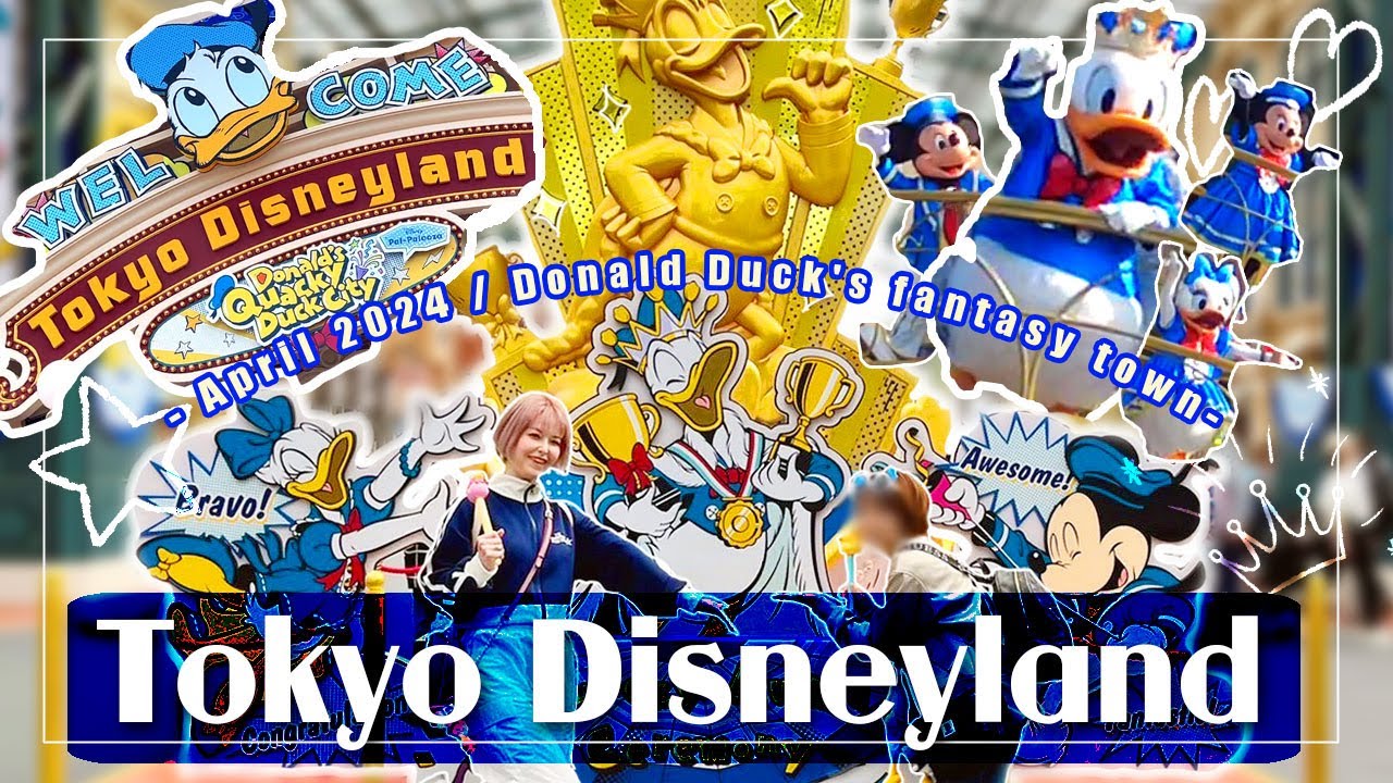Donald Duck's Ideal World in Tokyo Disneyland💙Disney Pal-Palooza🎀Parade ...