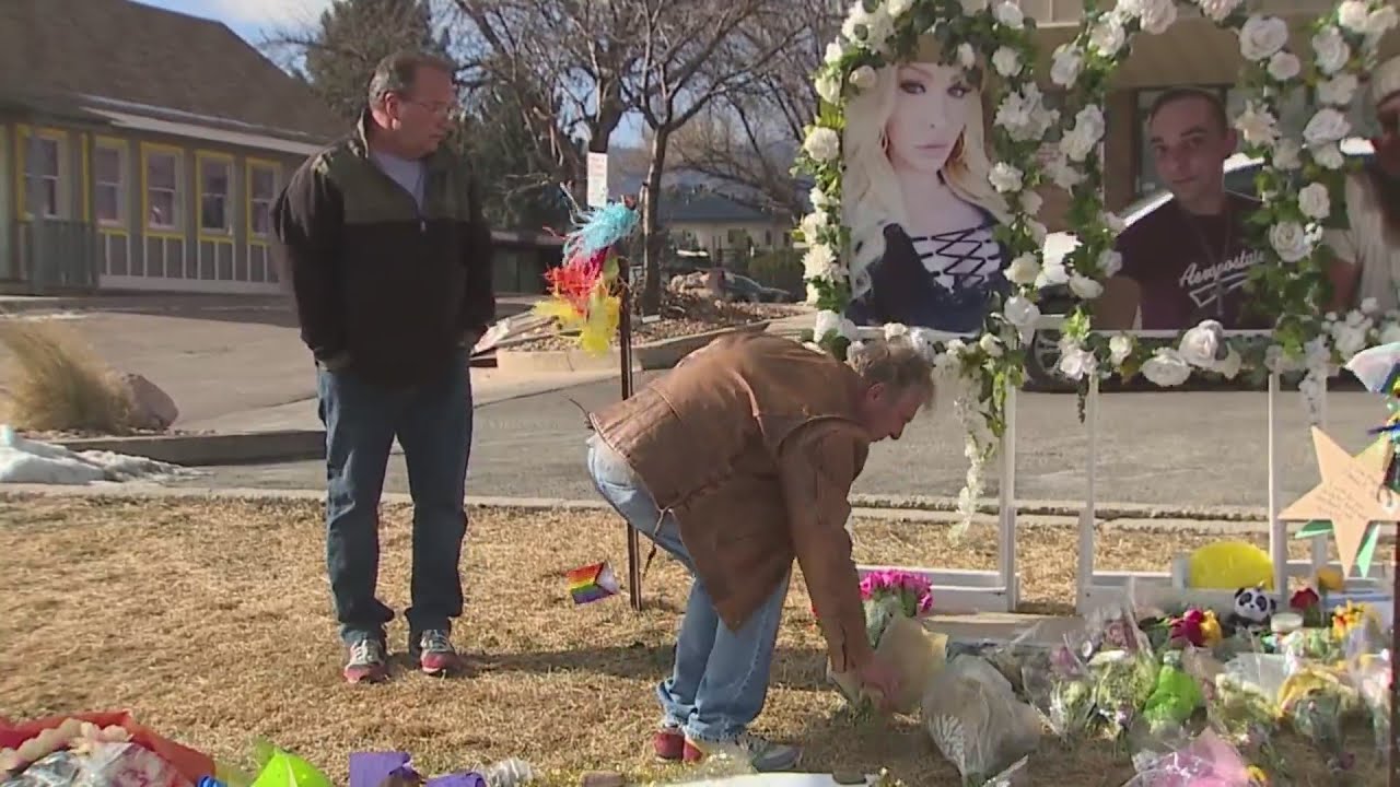 Mourners remember Club Q victims on Thanksgiving - YouTube