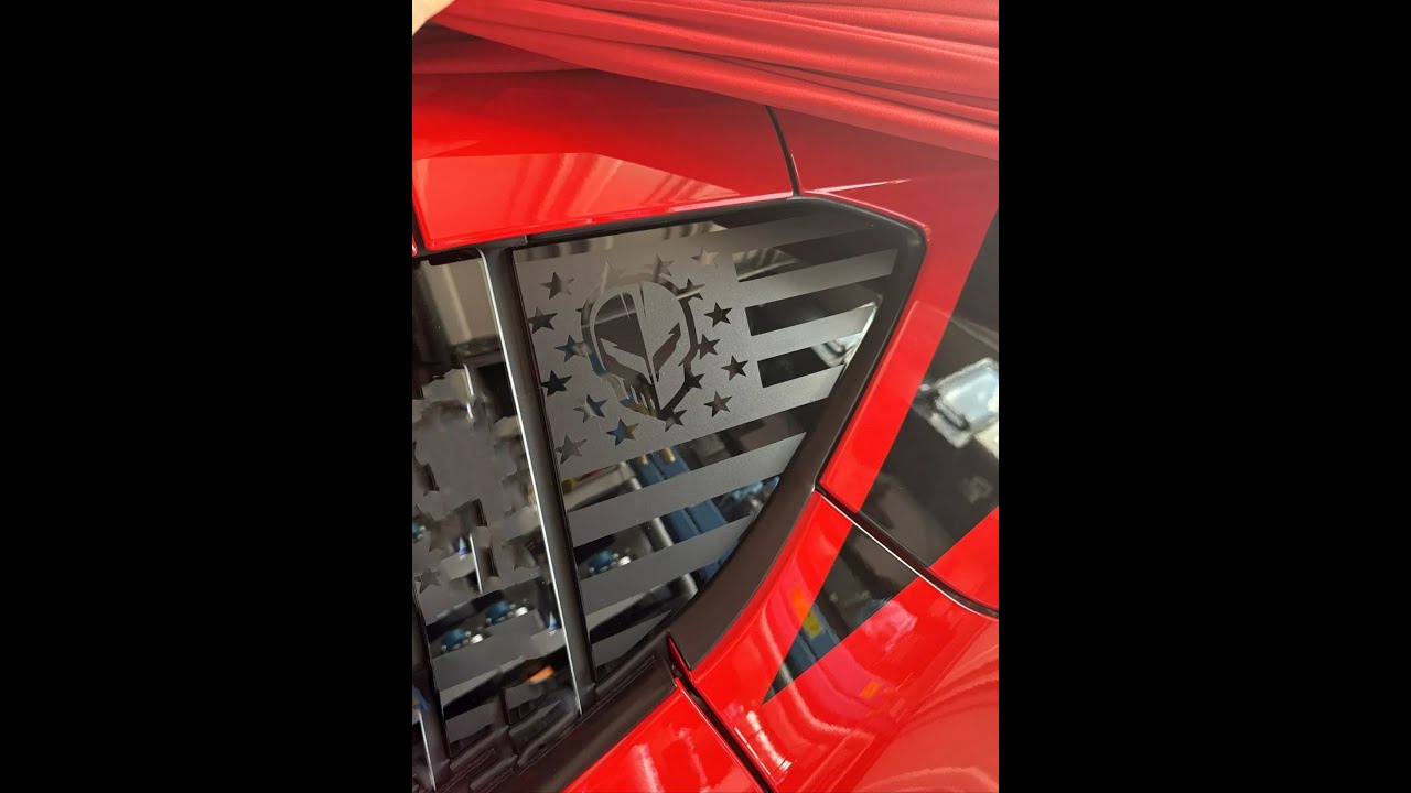 Decal removal from sticking to backing - YouTube