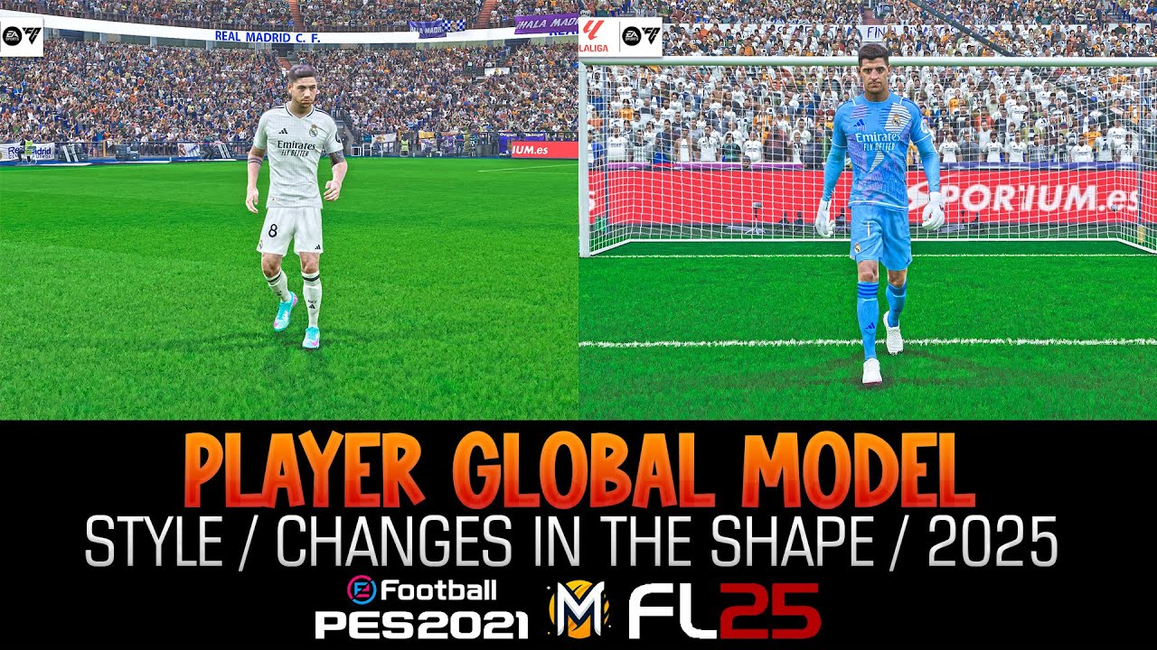 MOD ESTILO MODELADO GLOBAL REALISTA PES 2021 & FOOTBALL LIFE 25: Más ...