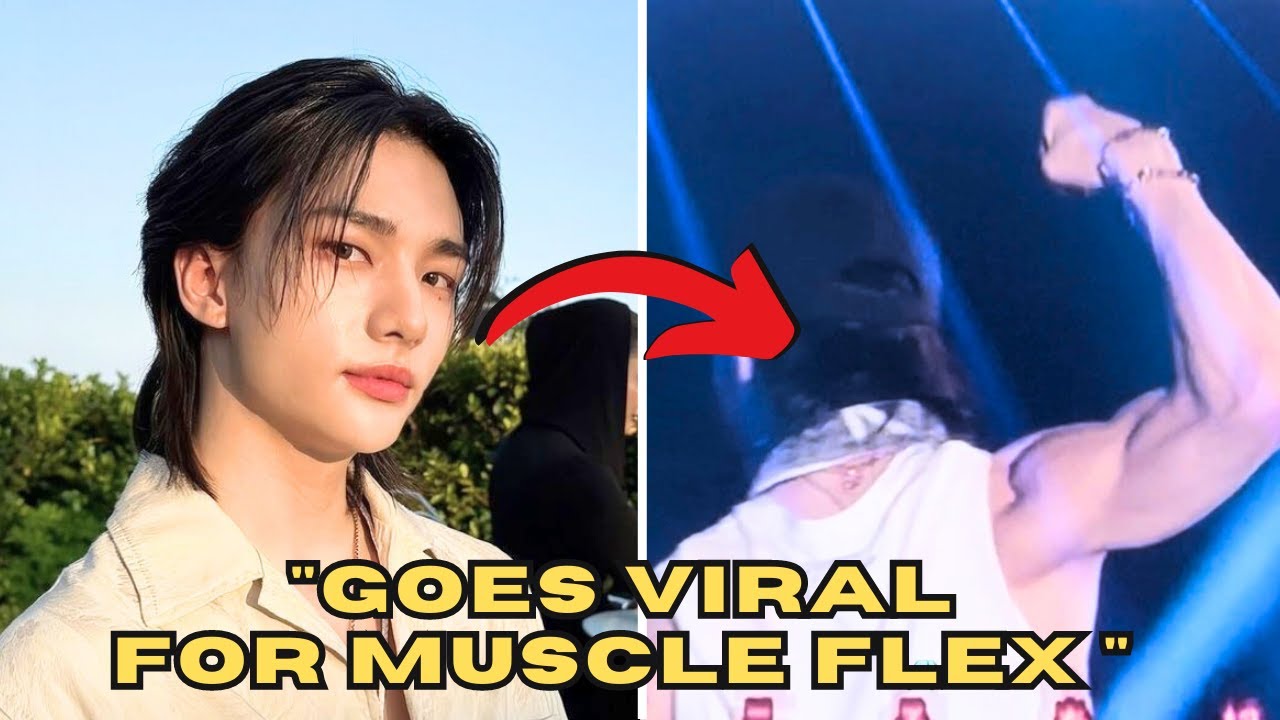 Stray Kids' Hyunjin Shocks Fans with Strong Muscle Flex at Japan Dome ...