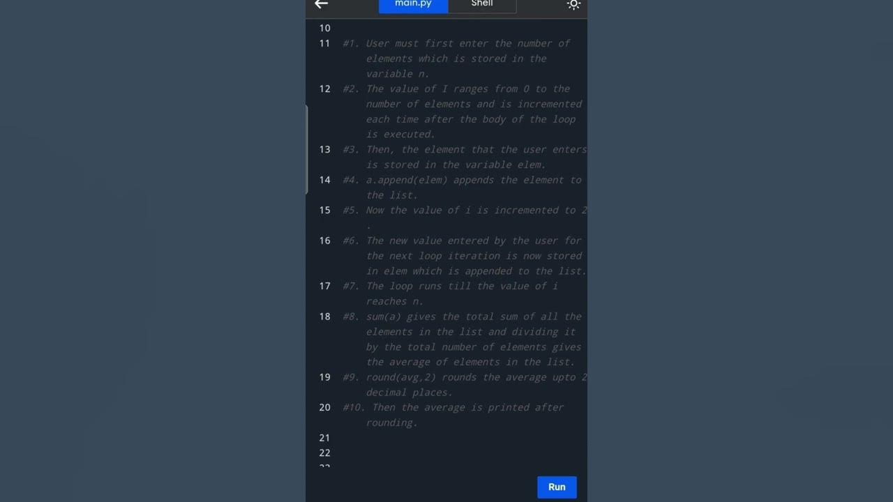 Python 157calculate Average Of Numbers In Given List Shorts Pythonprogramming Py Youtube