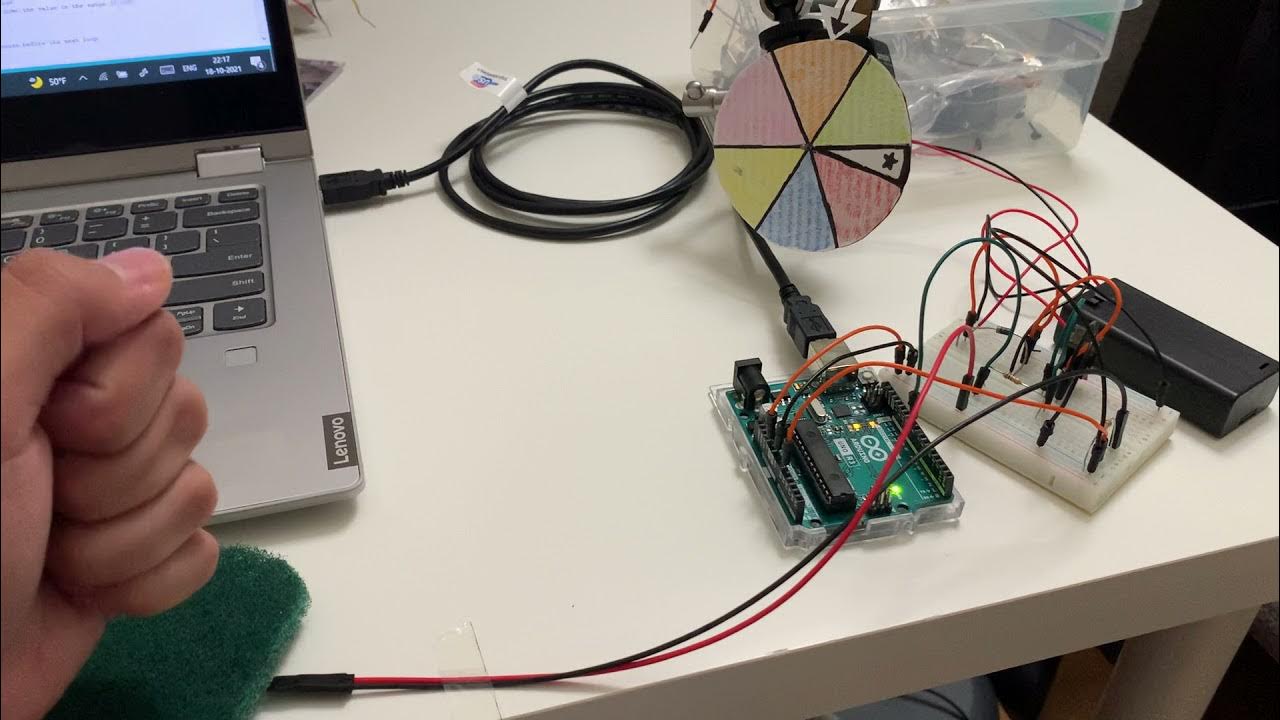Wheel of fortune using Arduino - YouTube