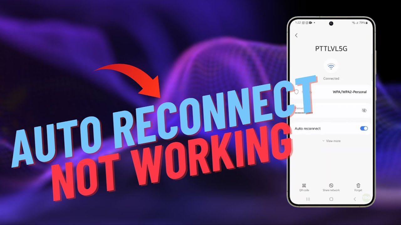 How To Fix Wi-Fi Auto Reconnect Not Working On Galaxy S24 - YouTube