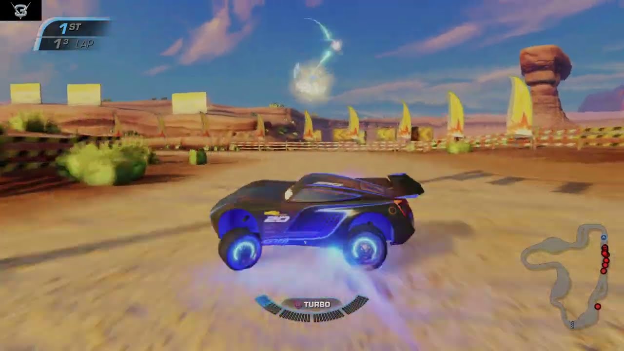 Cars 3: Driven to Win Battle race with Jackson Storm - YouTube